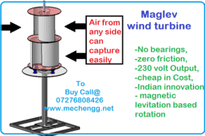 DESIGN AND FABRICATION OF MAGLEV WINDMILL