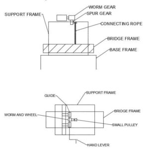 Fabrication of vertical Bridge Lifting Mechanism