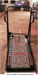 Design and Fabrication of Power Generating Manual Treadmill
